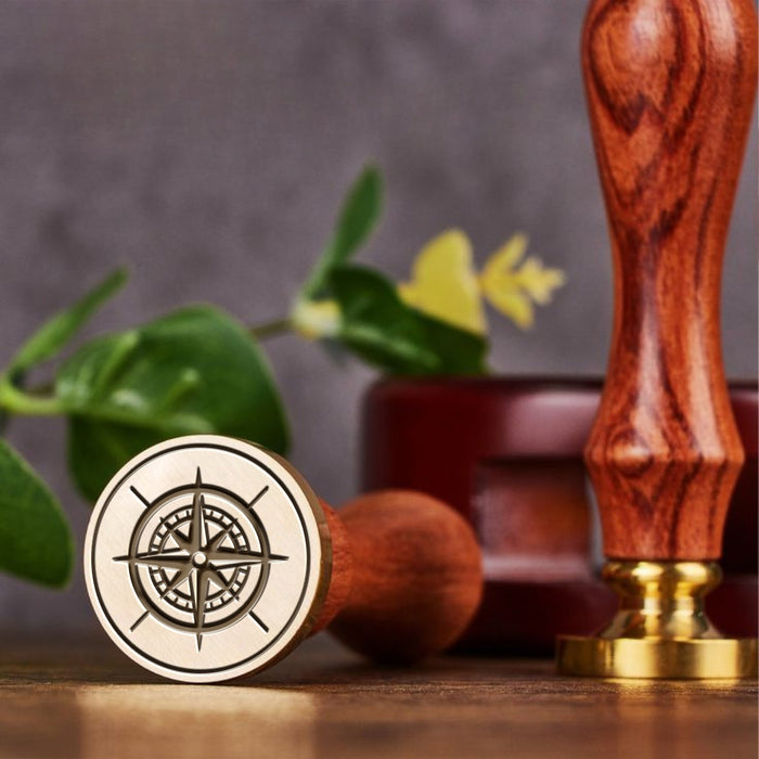 Columbus Day Wax Seal Stamp - Anchor, Ship Wheel & Ship | AMZDeco.com