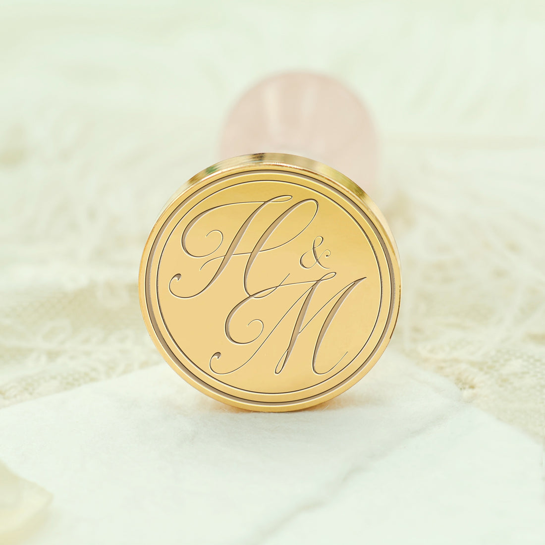 Wedding Custom Wax Seal Stamp - Double Initials & Names | AMZDeco.com