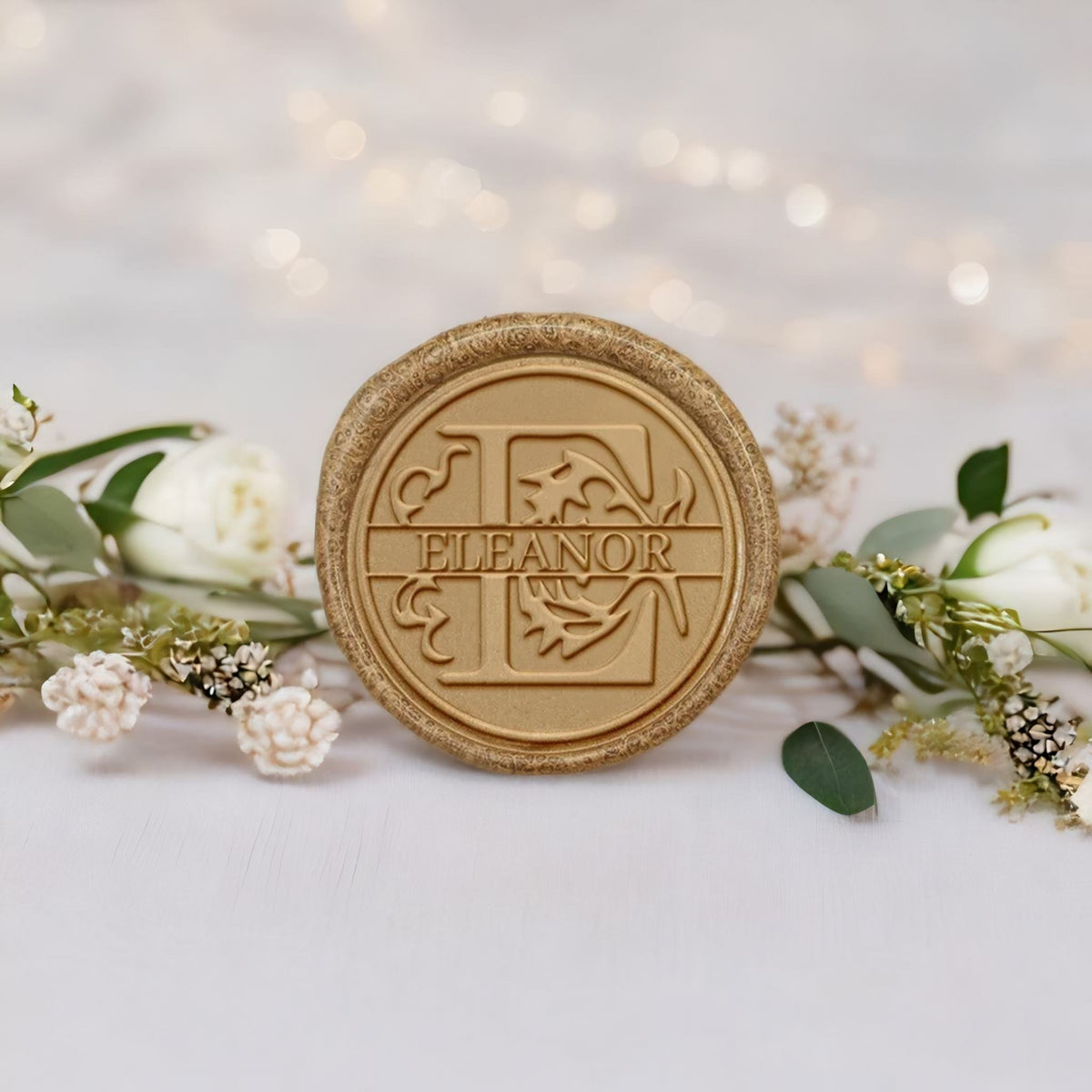 Custom Capital Letter Name Wax Seal Stamp - Letter E: Personalized ...