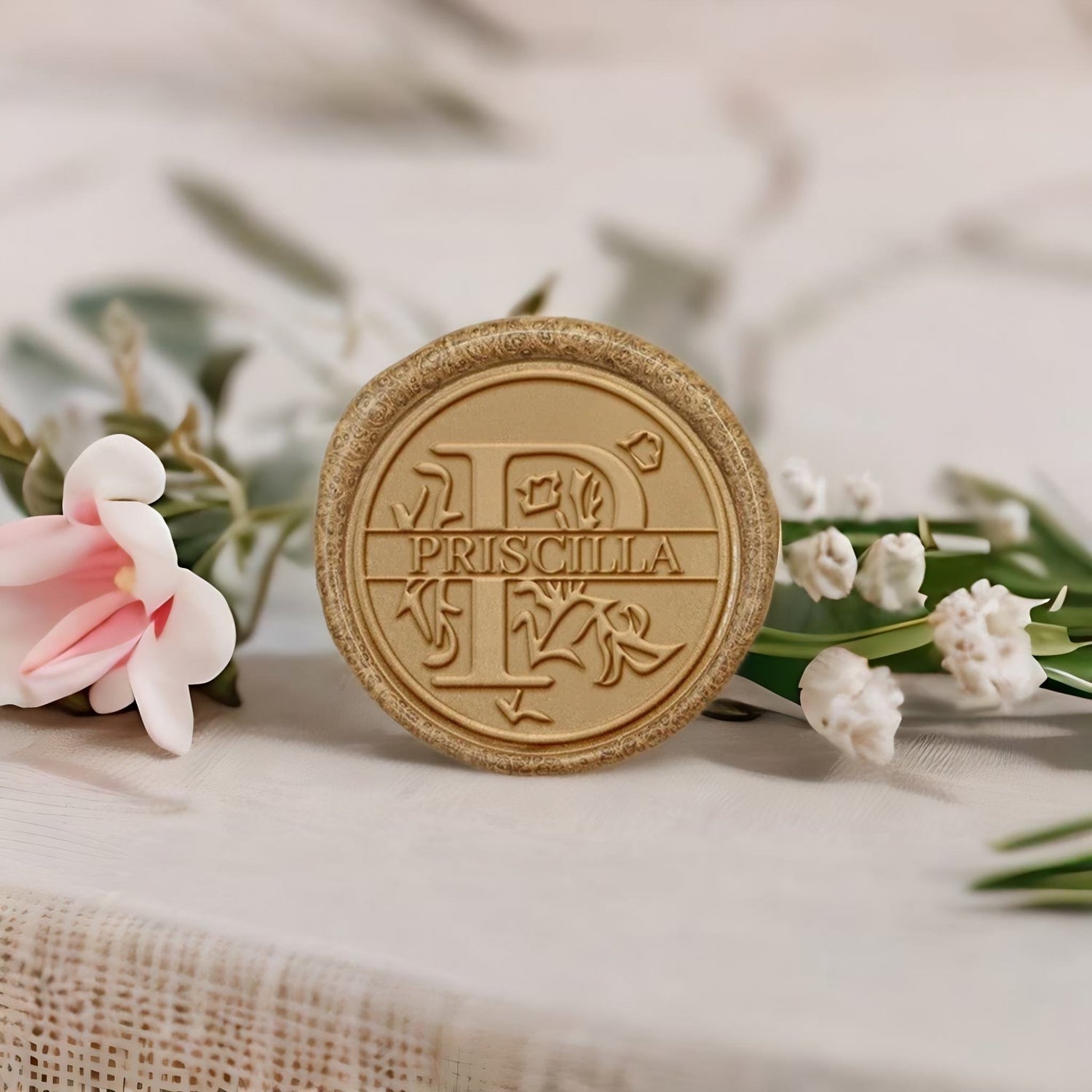 Custom Capital Letter Name Wax Seal Stamp - Letter P: Personalized ...