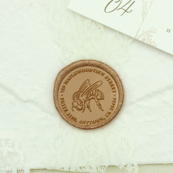 Wildlife Impressions Custom Bumblebee Address Wax Seal Stamp ...