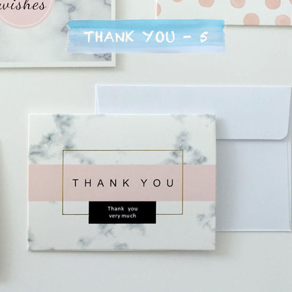 Mini Gold Foil Assorted Greeting Cards with Envelopes | AMZ Deco