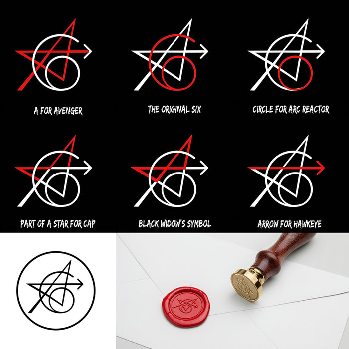 Marvel's Avengers Wax Seal Stamp - Iron Man Merchandise | AMZDeco.com